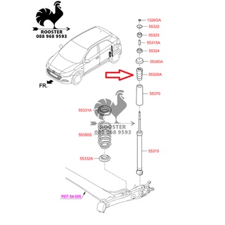 [Sỉ-Lẻ] Cao su tăm bông giảm xóc (phuộc) sau xe Accent (2018-2023 ...