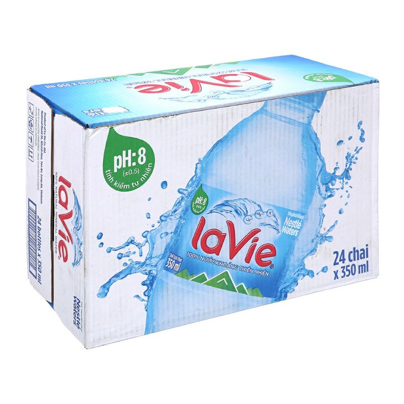 NƯỚC KHOÁNG LAVI 350ml THÙNG 24 chai | Shopee Việt Nam