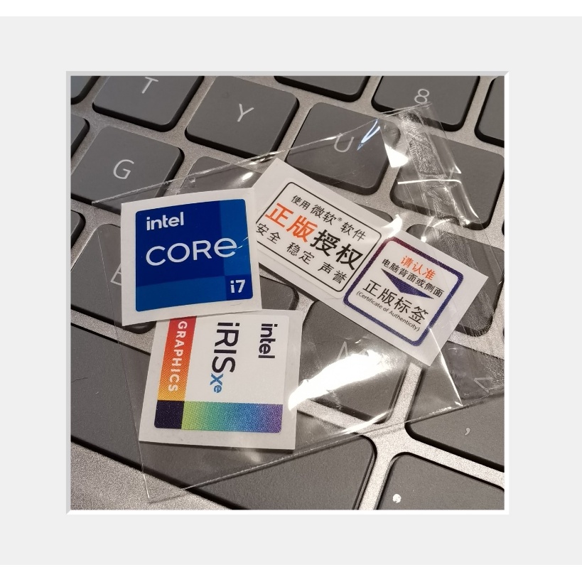 [Miếng Dán Kim Loại Giảm Giá] Laptop Intel cpu Sticker Corey i3 i5 i7 ...
