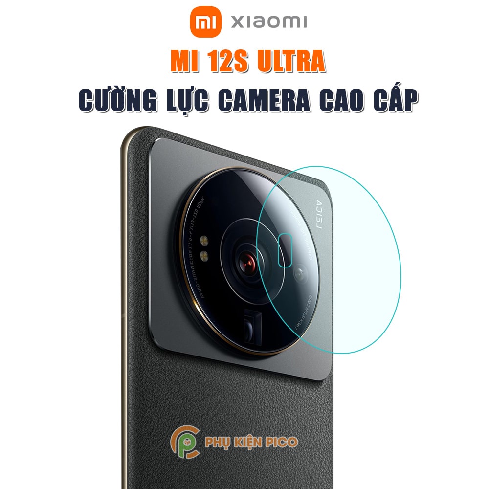 Cường lực camera Xiaomi 12S Ultra độ cứng 9H trong suốt - Dán camera ...