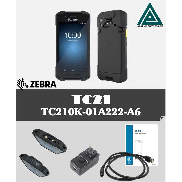 Máy quét mã vạch Zebra TC21 - TC210K-01A222-A6 (có camera trước ...