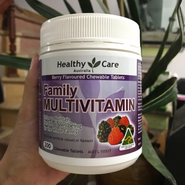 Vitamin tổng hợp Healthy care Family multivitamin 200 viên | Shopee ...