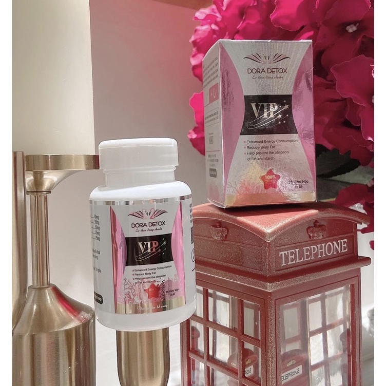 DORA DETOX VIP Viên Uống Hỗ Trợ Giảm Cân . Hộp nắp Bật 28 viên. CAM KẾT HÀNG CHÍNH HÃNG | Shopee ...