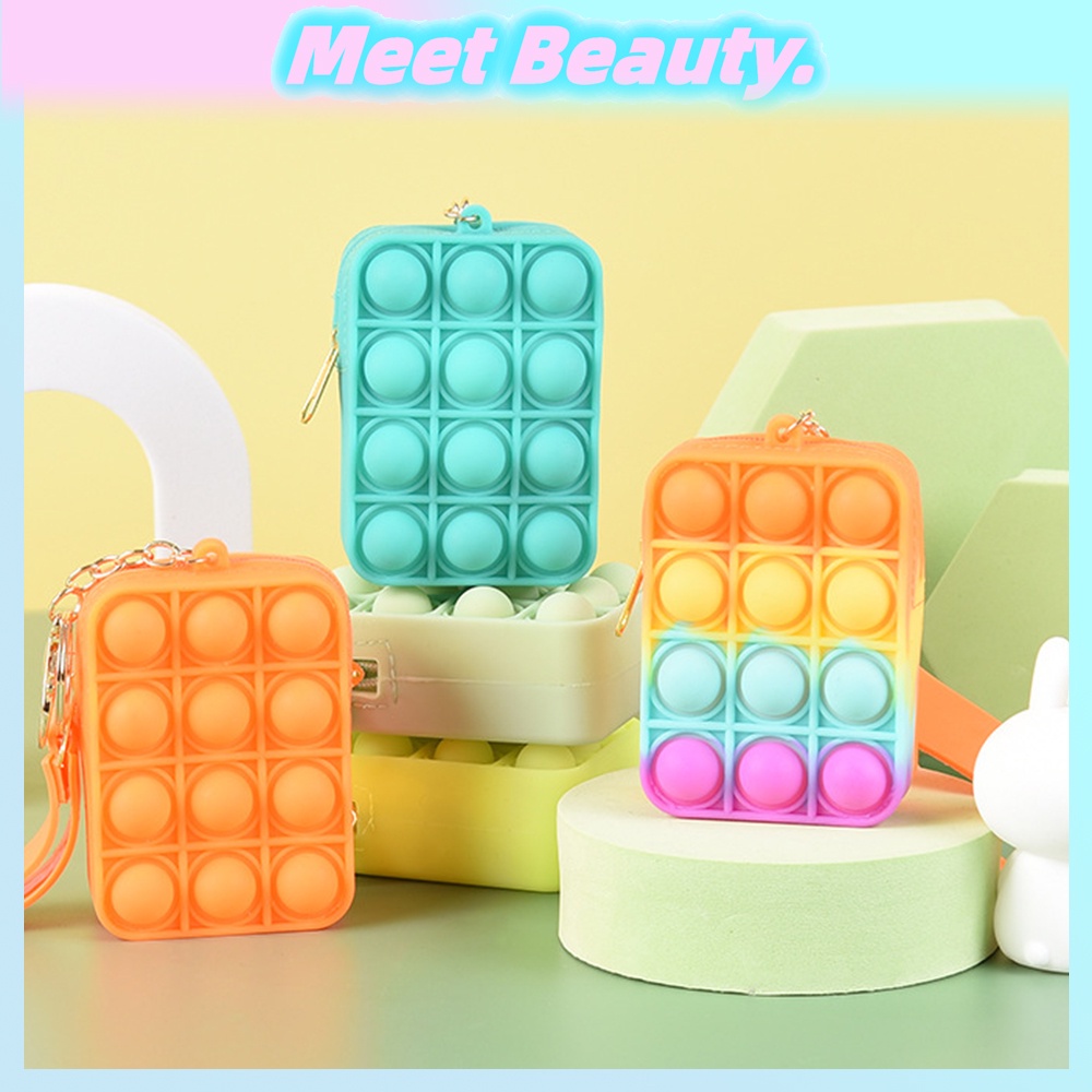 Pop It Ví Nhỏ Đựng Tiền Xu Đồ Chơi Fidget Spinner / MóC KhóA Biantai ...