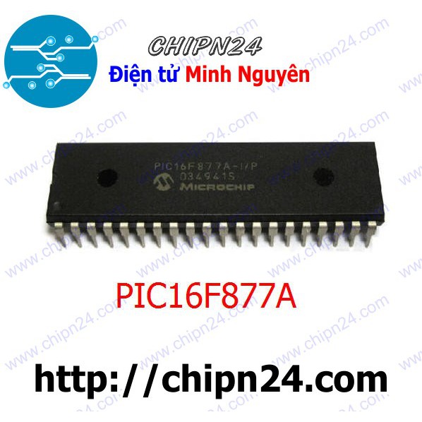 [1 CON] (DIP) IC PIC16F877A-I/P DIP-40 (PIC 16F877A-I/P PIC16F877A) | Shopee Việt Nam