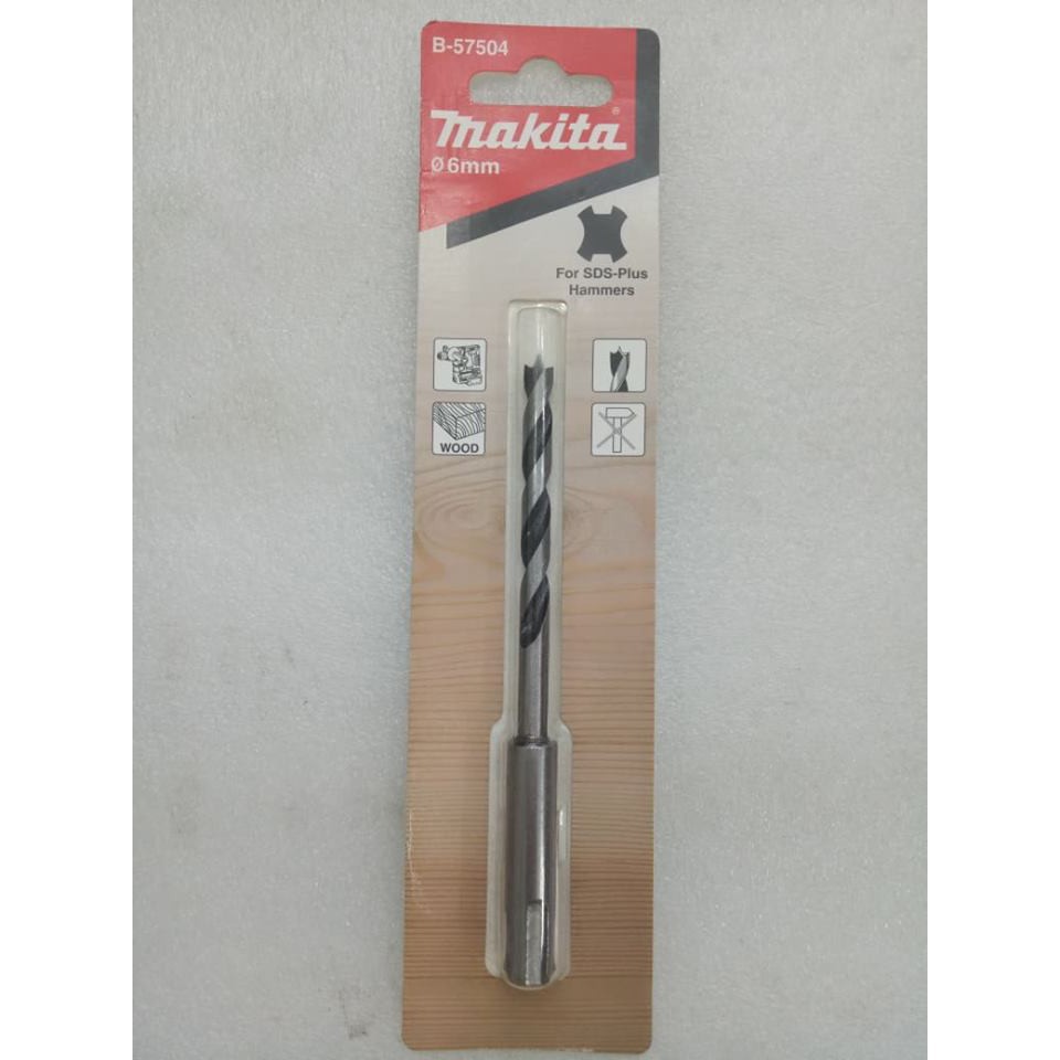 Mũi Khoan Gỗ Chuôi Gài Makita 6mm B-57504 | Shopee Việt Nam