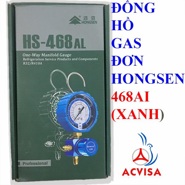 Đồng Hồ Gas Đơn Đo Nạp Gas Hongsen Model: 467AL-468AL (Loại Xanh); 467-468AH (Loại Đỏ) | Shopee ...