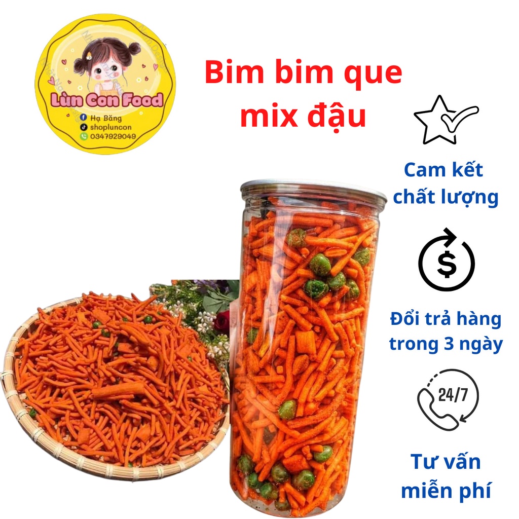 BIM BIM QUE MIX ĐẬU HÀ LAN HŨ 300GR ️ FREE SHIP ️ Lùn Con Food | Shopee ...