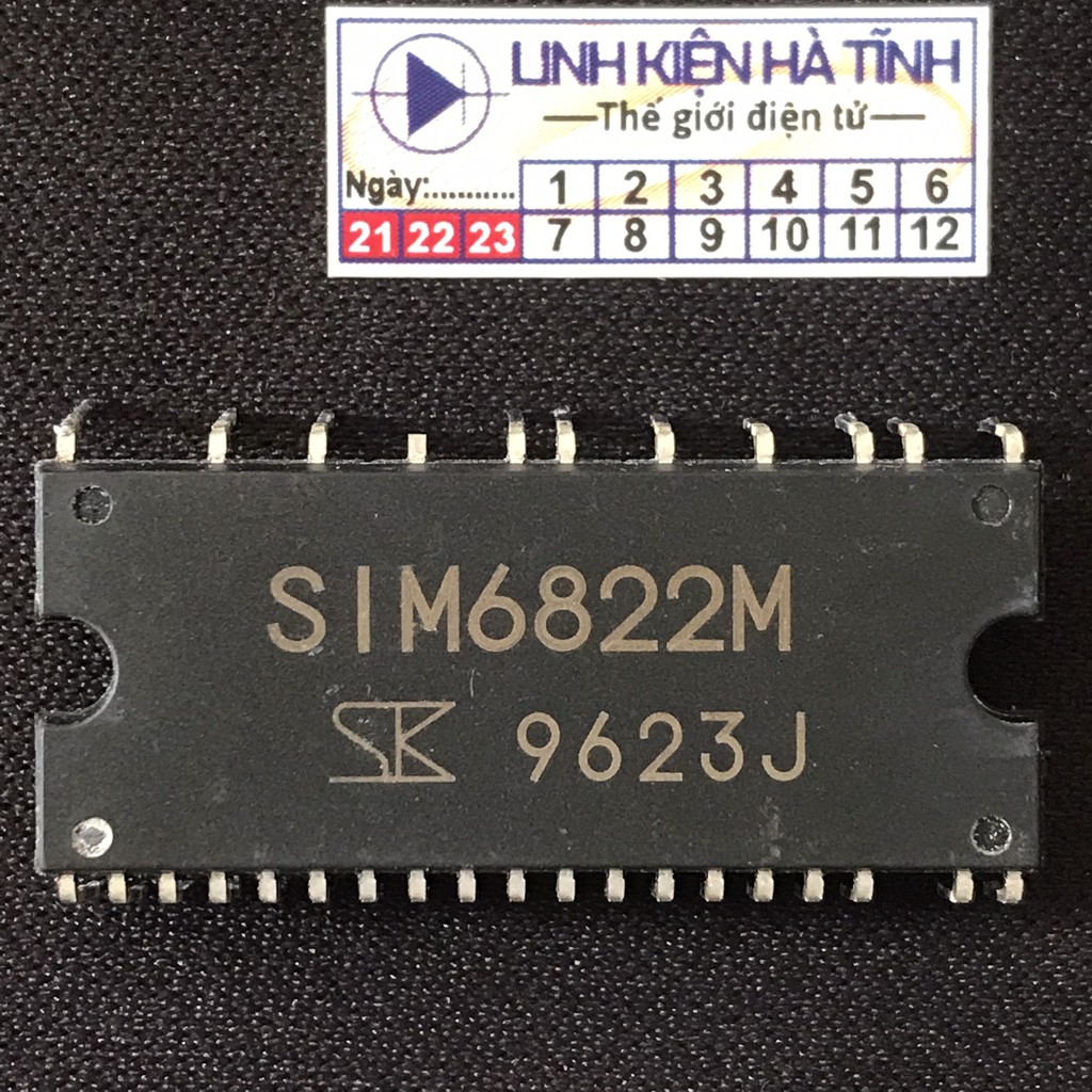 IC CÔNG SUẤT SIM6822M SIM6822 6822M 6822 (TƯƠNG ĐƯƠNG SIM6823M) THÁO ...