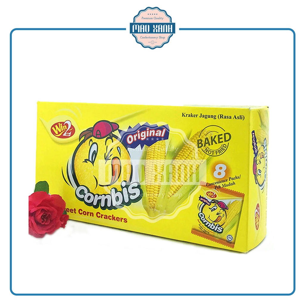 Bánh Bắp Cornbis Win2 Sweet Corn Crackers (Hộp 144g) | Shopee Việt Nam