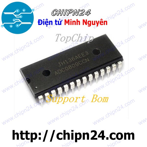 [1 CON] (DIP) IC ADC0809 DIP-28 (ADC0809CCN 0809) | Shopee Việt Nam