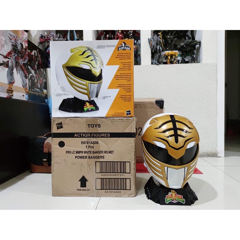 Power Rangers Lightning Collection White Ranger Helmet | Shopee Việt Nam