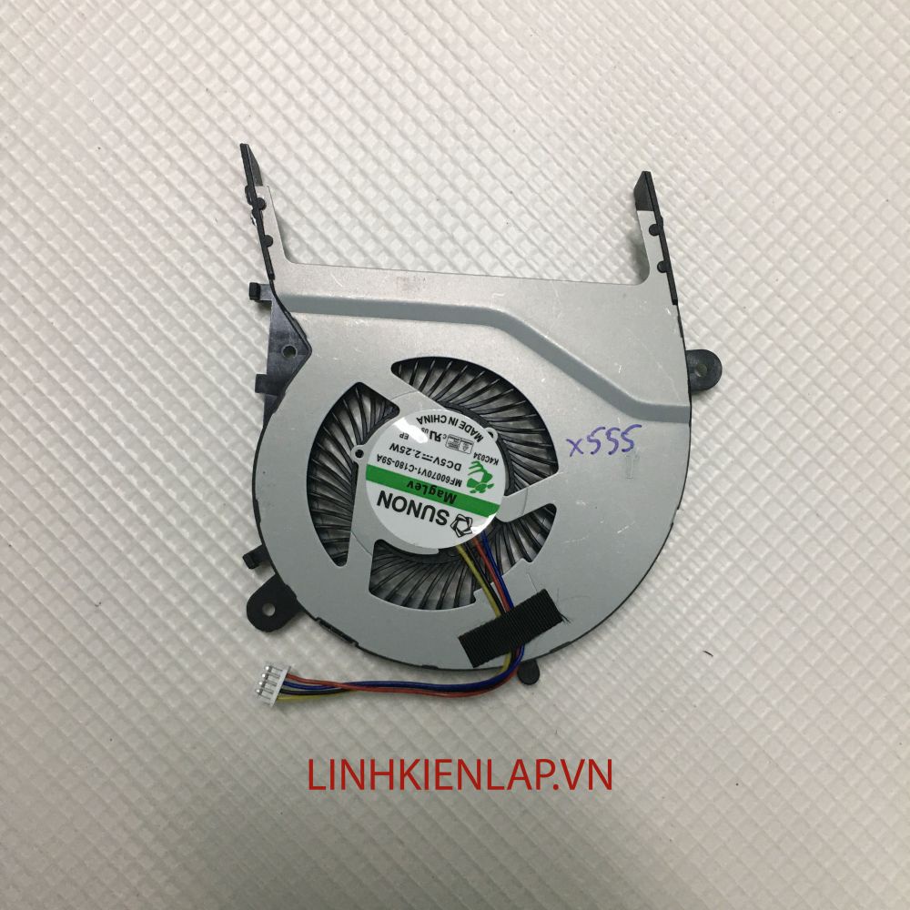 Thay quạt tản nhiệt laptop asus x555 f555 k555 a555 x554 f554 a554 k554 ...