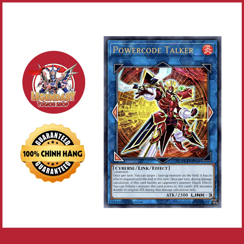 [Thẻ Bài Yugioh Chính Hãng] Powercode Talker | Shopee Việt Nam