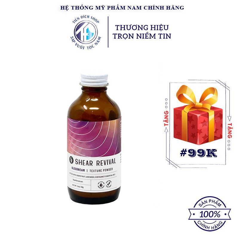 Bột tạo phồng tóc Shear Revival Gleodream Texture Powder 96g | Shopee ...