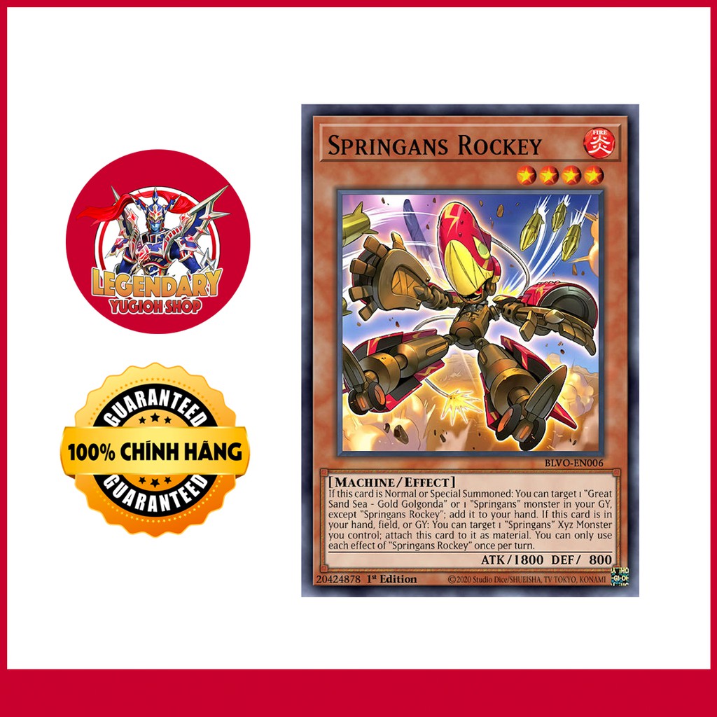 [Thẻ Bài Yugioh Chính Hãng] Springans Rockey | Shopee Việt Nam