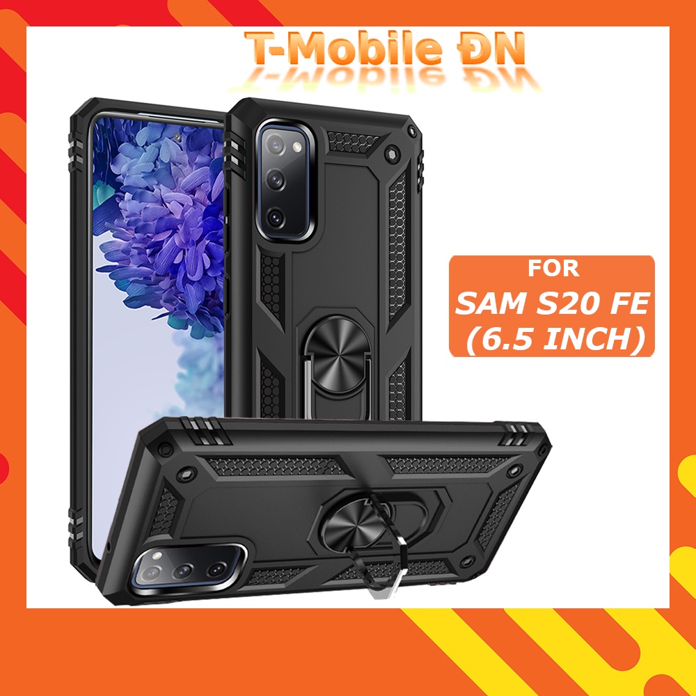 Ốp lưng Samsung S20 FE chống sốc 2 lớp kèm nhẫn iring làm giá đỡ cho ...