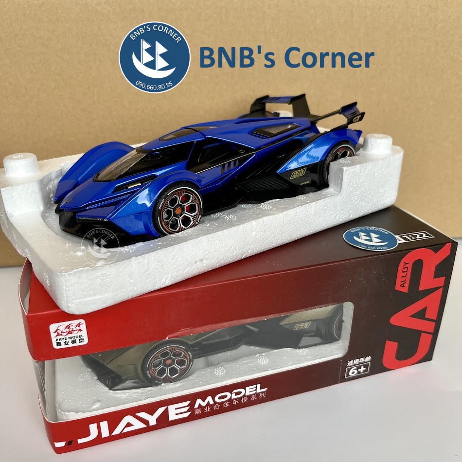 [BNB's Corner] Mô hình xe 1:22 Lambor V12 Vision GT hãng JIAYE (Double ...