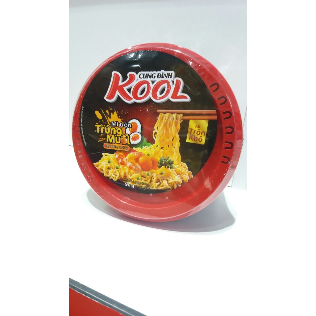 COMBO 6 HỘP Mì Trộn Trứng Muối Cung Đình Kool 90g | Shopee Việt Nam