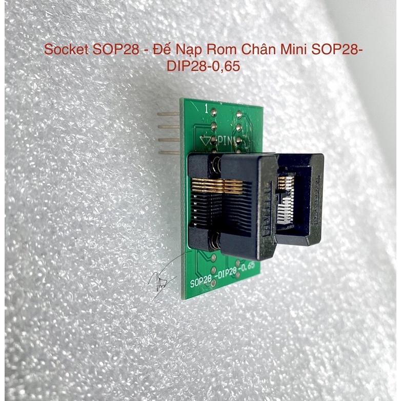 Socket SOP28 - Đế Nạp Rom IC Chân Mini SOP28-DIP28-0,65 (KHÔNG BẢO HÀNH ...
