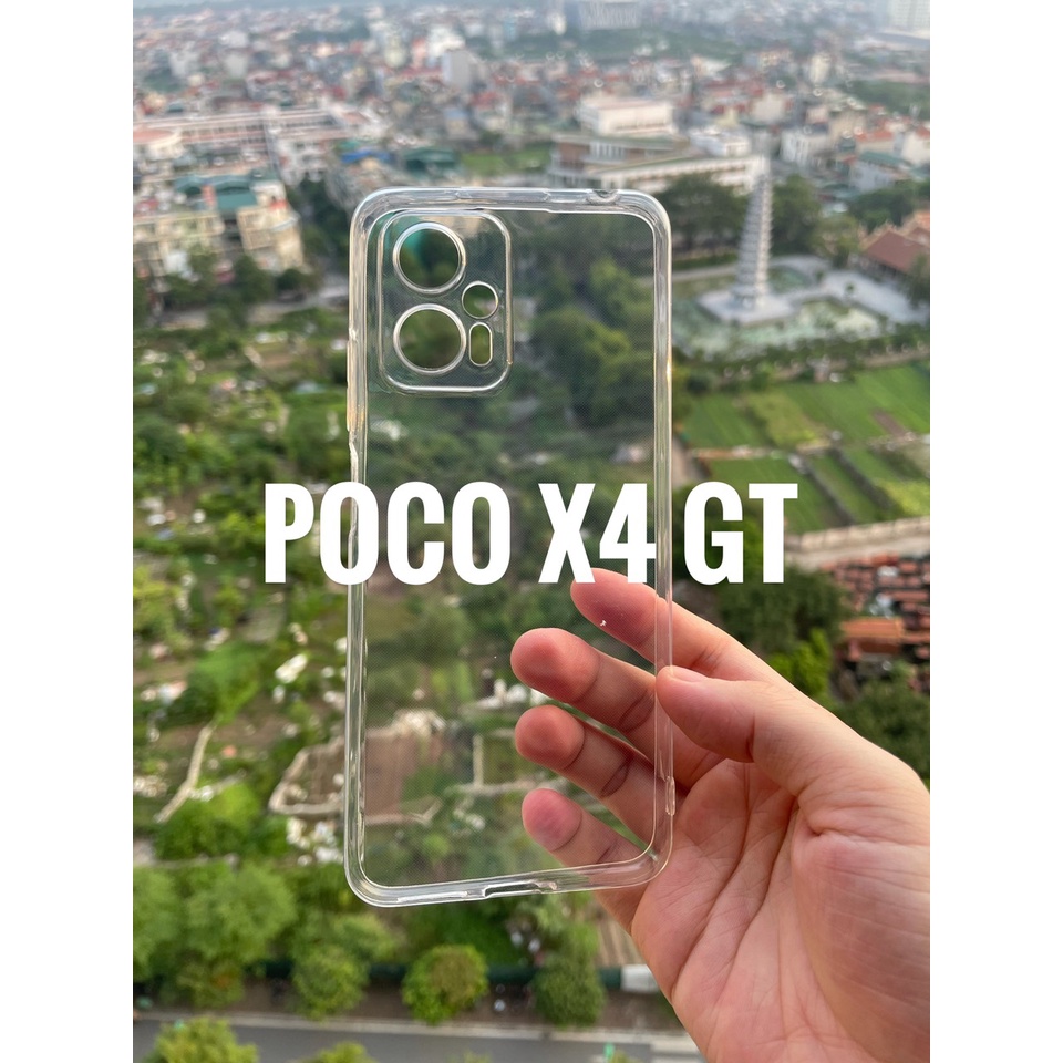 Ốp lưng Xiaomi Poco X4 GT Dẻo Trong Suốt Chính Hãng Gor, khoét mắt ...