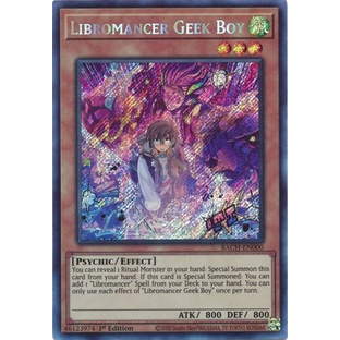 Thẻ bài Yugioh - TCG - Libromancer Geek Boy / BACH-EN000' | Shopee Việt Nam