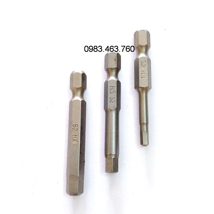 BỘ 15 MŨI VÍT ĐẦU LỤC GIÁC S2 H3-H5-H6 | Shopee Việt Nam