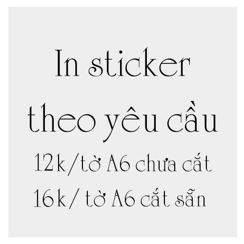 [N-diy] In sticker theo yêu cầu, in ảnh sticker, in nhãn dán | Shopee ...