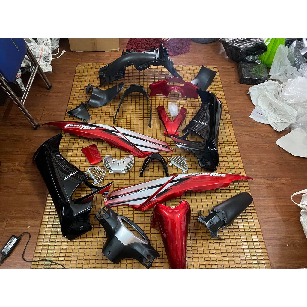 Dàn áo xe Fu Neo hàng Việt Nam loại 1 màu Đỏ | Shopee Việt Nam