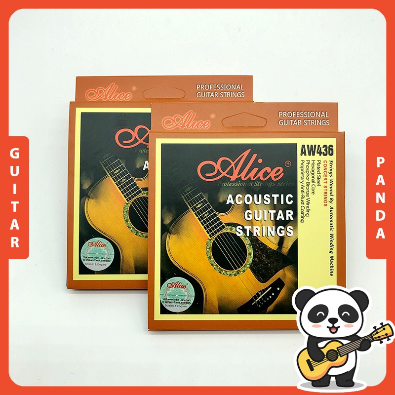 Dây Đàn Guitar Acoustic Alice AW436 AW432 A406 | Guitar Panda | Shopee ...