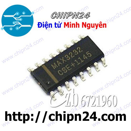 [3 CON] (SOP) IC Dán MAX3232 SOP-16 (SMD) (MAX3232CSE 3232) | Shopee Việt Nam