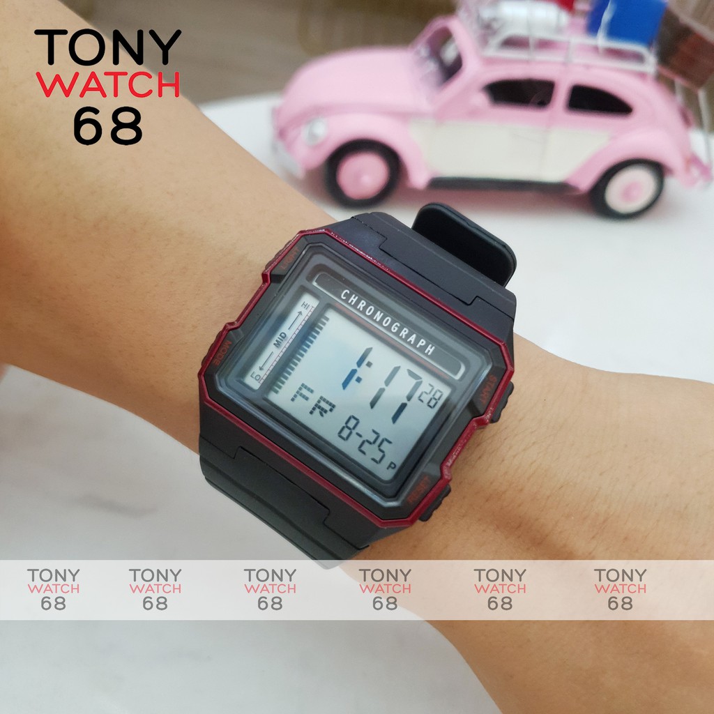 Đồng hồ nam điện tử DIRAY thể thao chống nước tuyệt đối dây cao su đúc ...