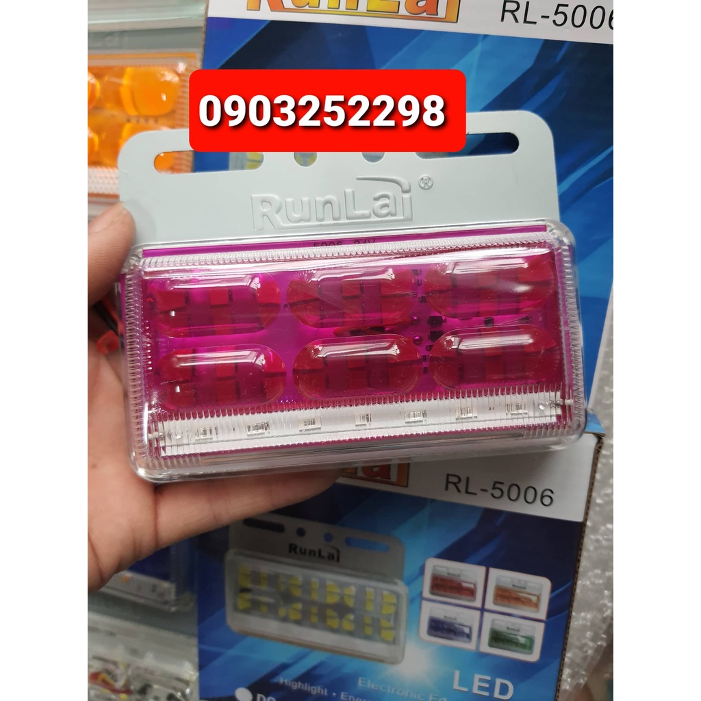 đèn sườn xe tải, đèn led sườn 12v 24v các màu siêu sáng ,siêu bền hãng ...