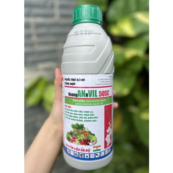 Thuốc trừ bệnh Hoanganhvil 50SC 1 lít (hexaconazole 50g/l) Trừ nấm bệnh,đạo ôn, thán thư - VTNN ...