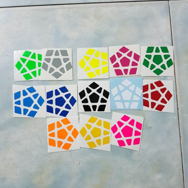 ZStk Megaminx - sticker thay cho rubik megaminx | Shopee Việt Nam