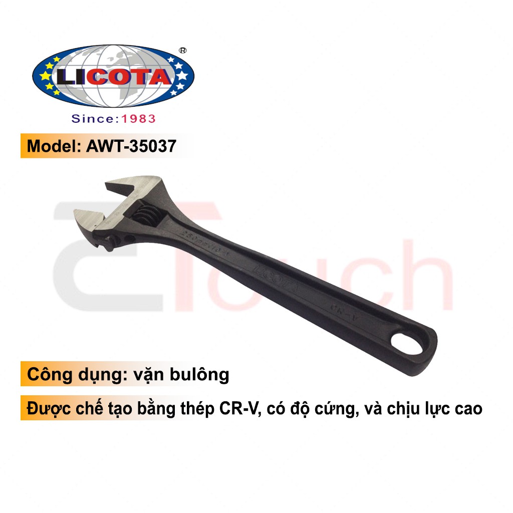 Mỏ Lết Xi Đen Cao Cấp LICOTA - AWT-35037 | Shopee Việt Nam