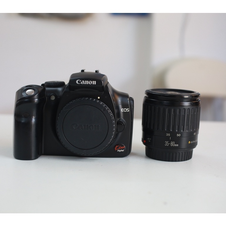 Máy ảnh Canon 300D kèm ống kính Canon 35-80mm USM | Shopee Việt Nam