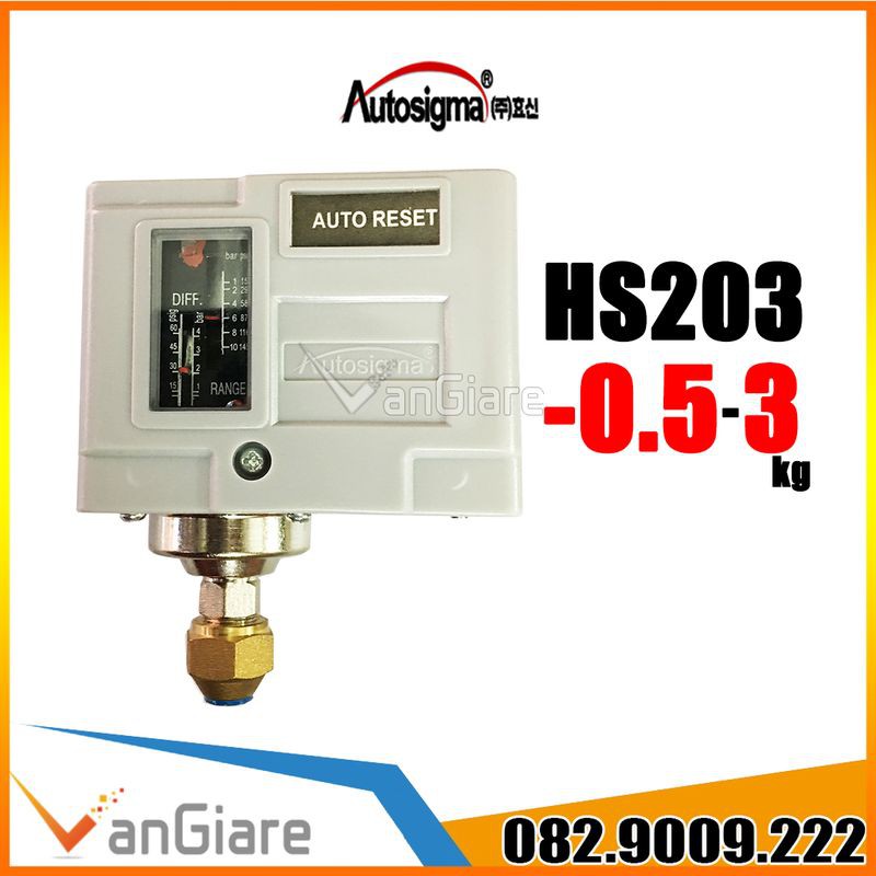 Công tắc áp suất Autosigma Hàn Quốc HS203 HS206 HS210 HS220 HS230 ...