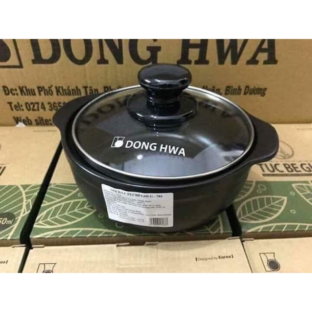 Nồi đất cao cấp Dong Hwa TUCBEGHI 750ml G-701 | Shopee Việt Nam