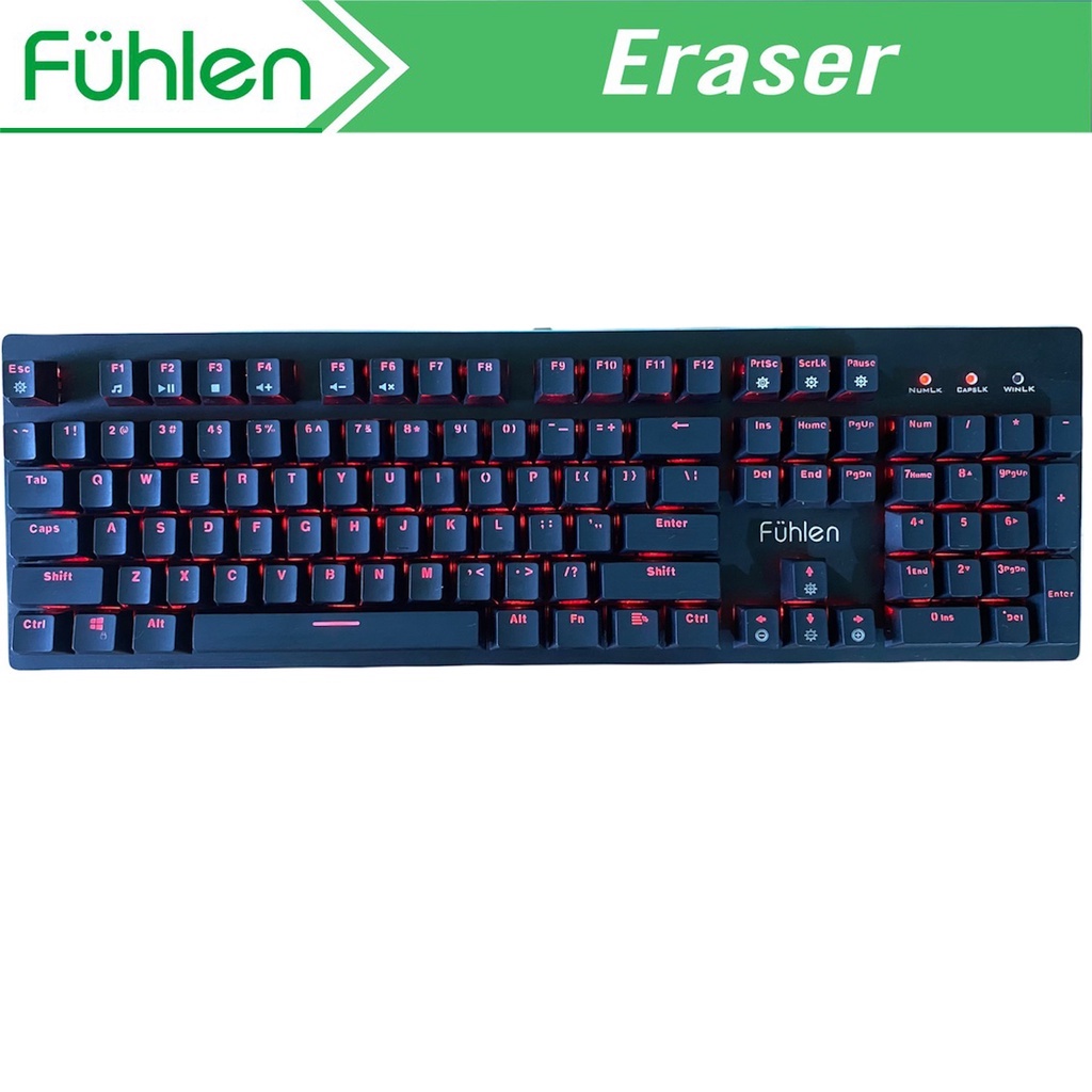Bàn Phím Cơ Gaming Fuhlen Eraser - Fuhlen E - Like New Siêu Bền ...