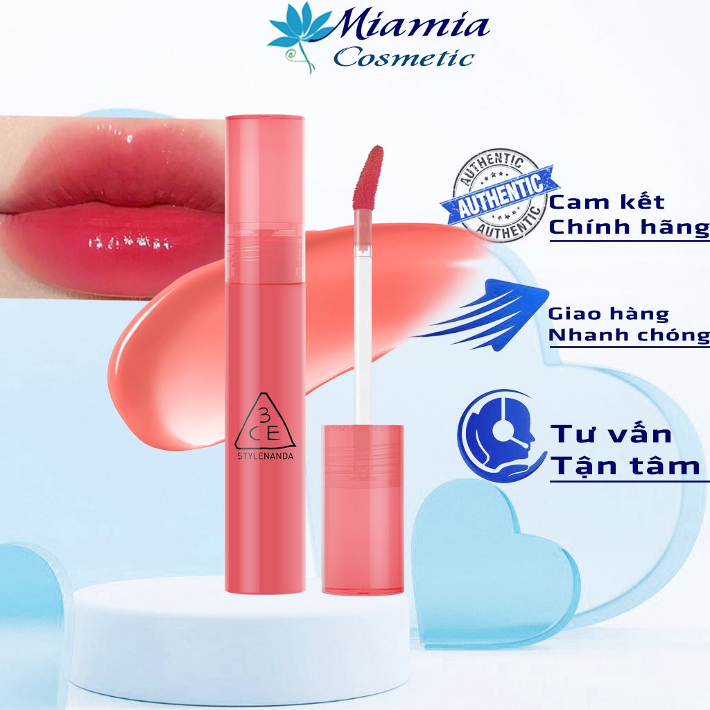 Son Tint Bóng Lì 3CE SYRUP LAYERING TINT YOUTH CORAL Hồng San Hô Bóng ...
