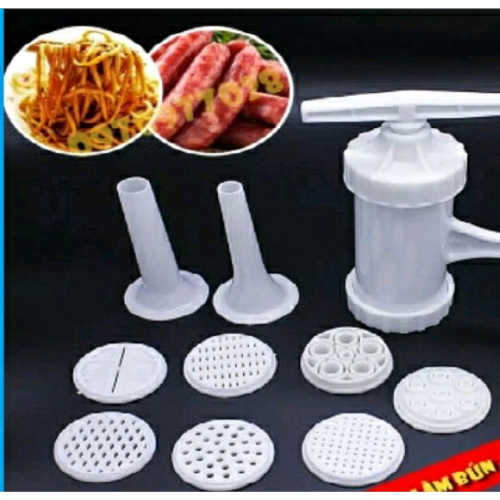 DỤNG CỤ LÀM BÚN NUI BÁNH CANH XÚC XÍCH LẠP XƯỞNG (TẶNG MẪU VÒ COLAGEN ...