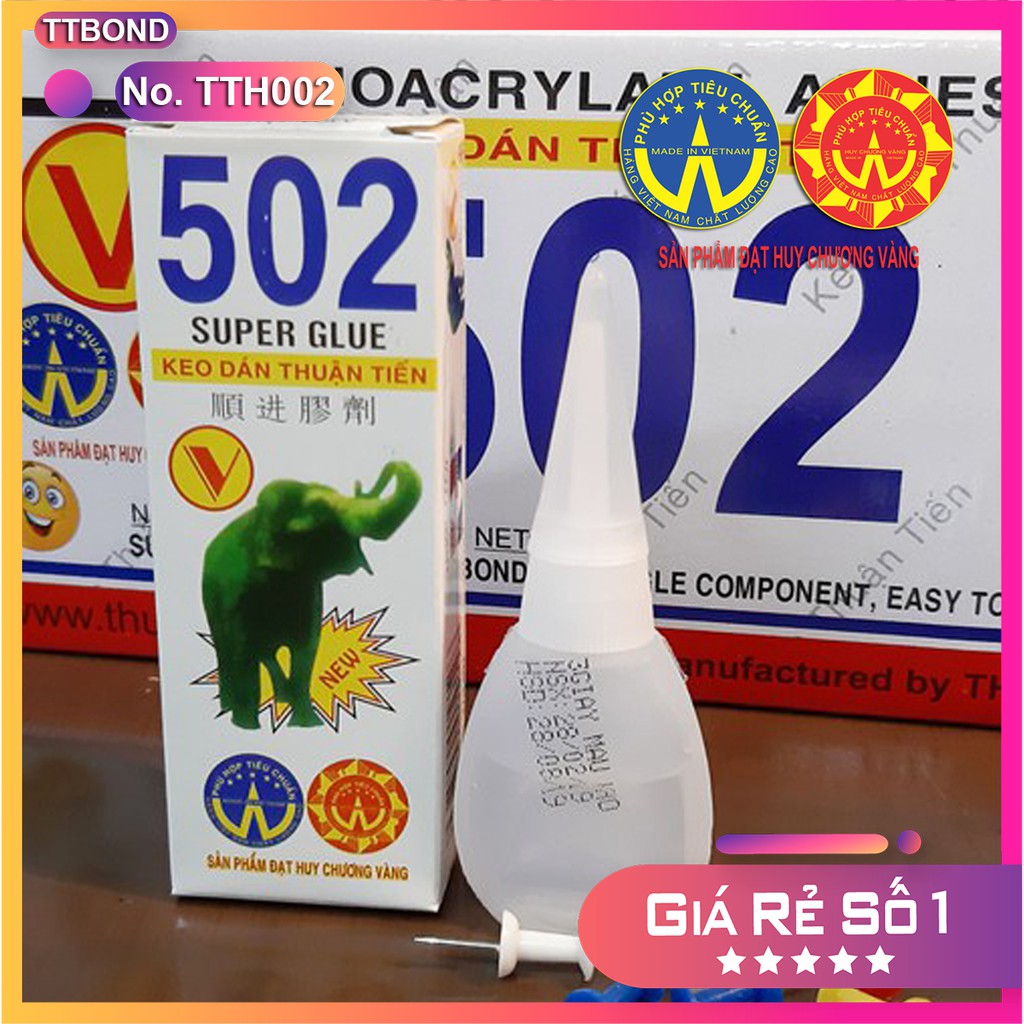 Combo 5 Hộp Keo 502 Con Voi V | Shopee Việt Nam