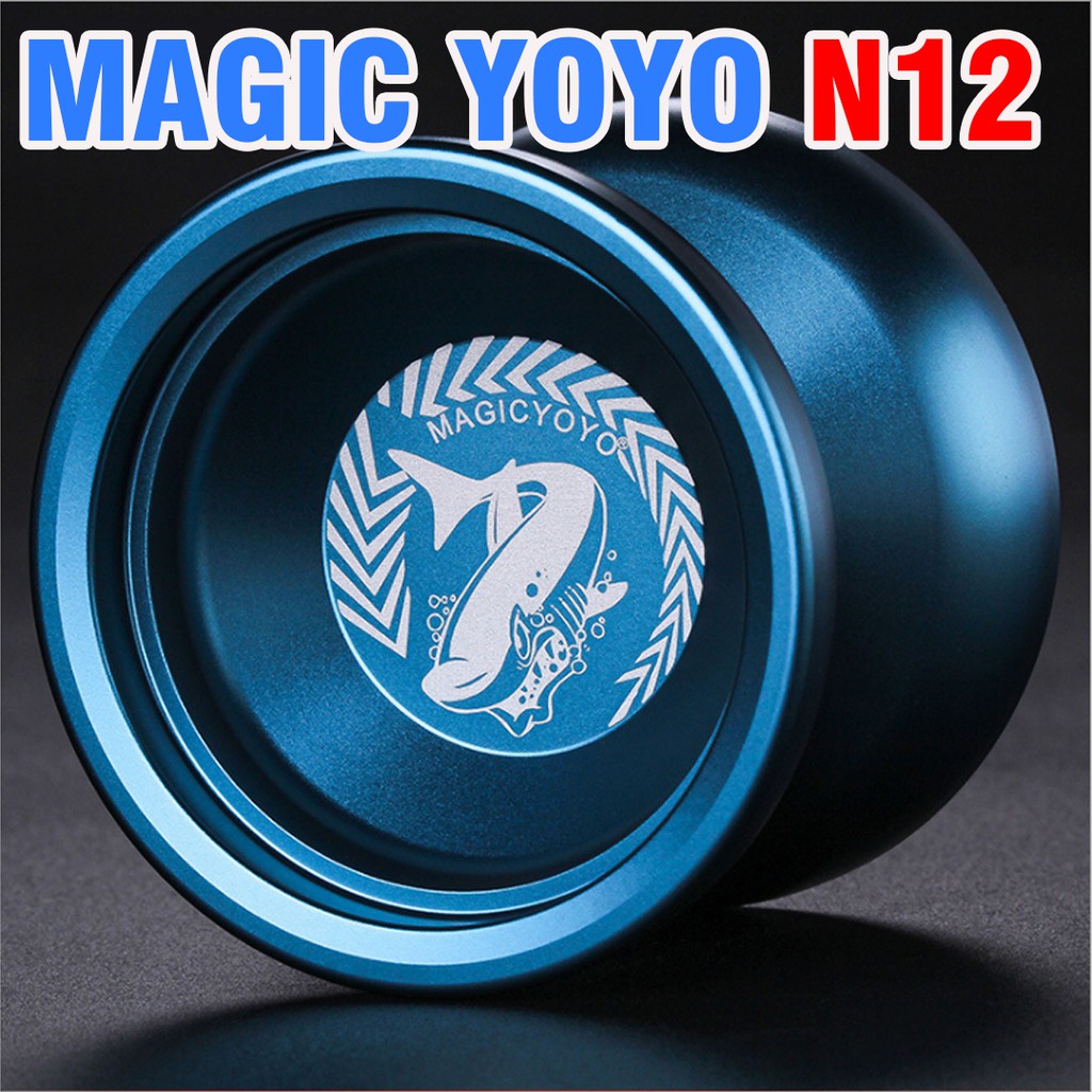 Magic YOYO N12 đồ chơi trẻ em bằng kim loại cao cấp màu xanh dương kèm ...