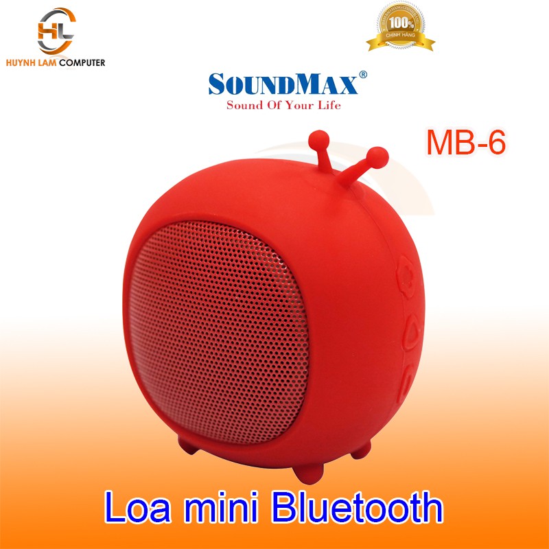 Loa mini Bluetooth SoundMax MB6 siêu dễ thương âm thanh hay - Hàng ...
