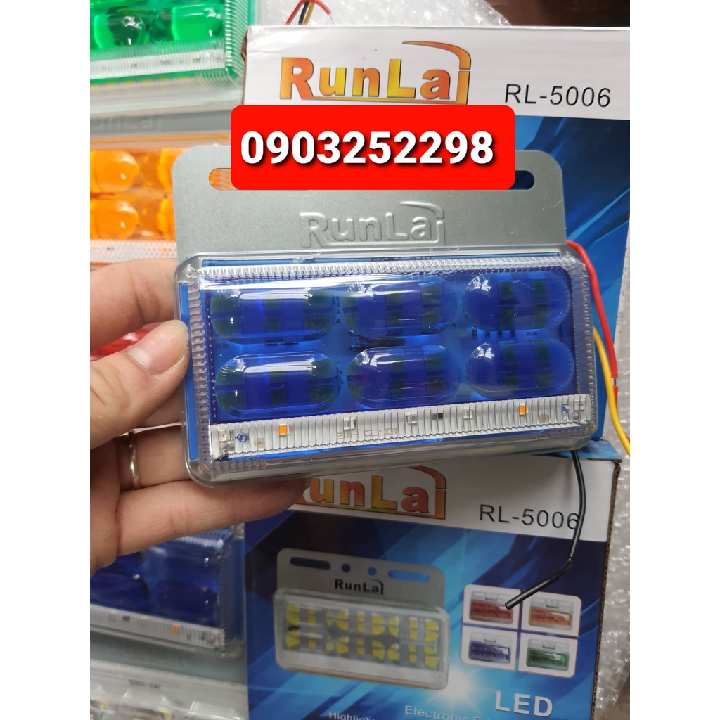 đèn sườn xe tải, đèn led sườn 12v 24v các màu siêu sáng ,siêu bền hãng ...