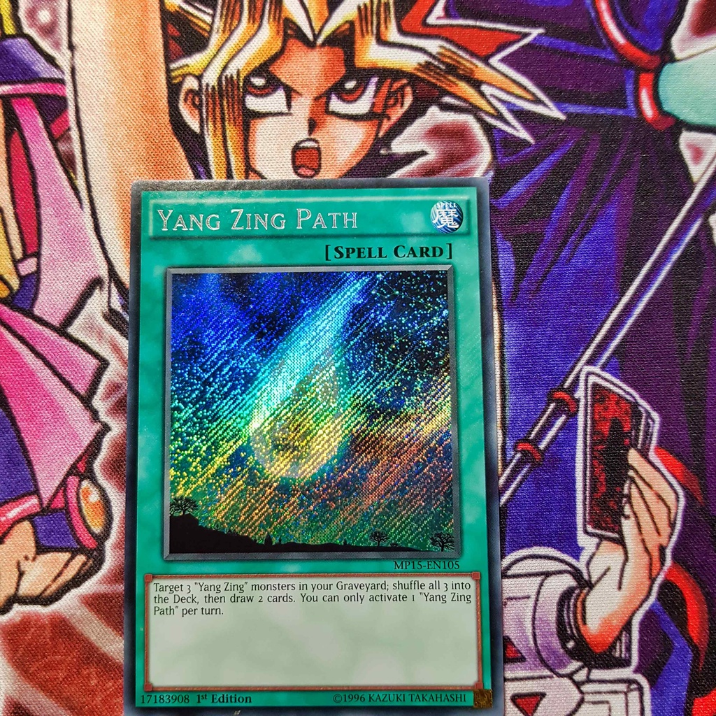 Thẻ bài Yugioh chính hãng | Yang Zing Path | MP15 Secret rare. | Shopee ...