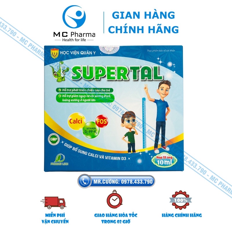 Supertal Học viện quân y hộp 25 ống | Shopee Việt Nam