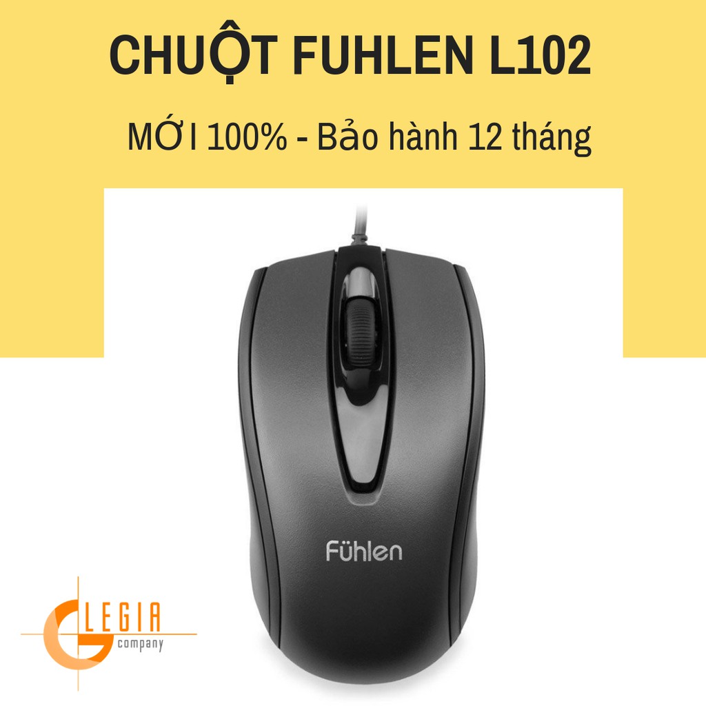 Chuột Game Fuhlen L102 Quang USB (Đen) | Shopee Việt Nam