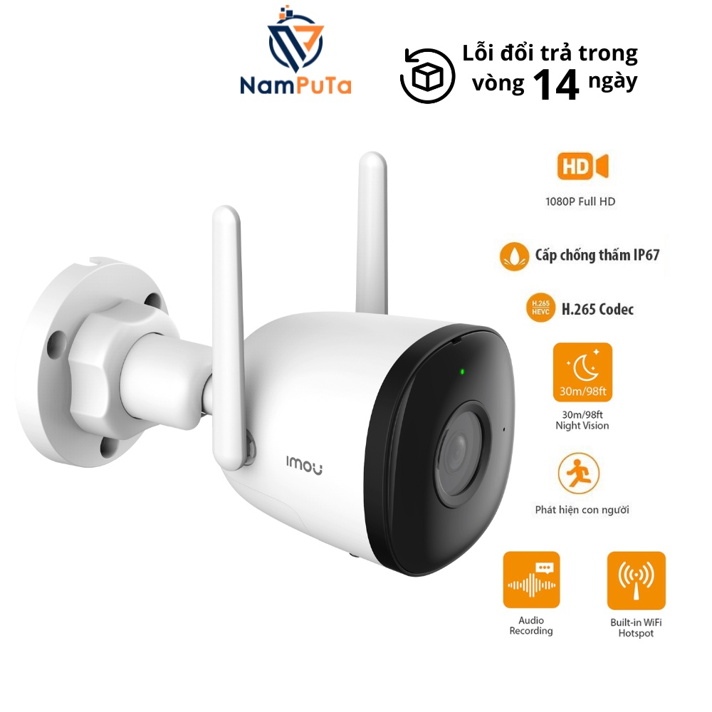 Camera Imou bullet 2C F22P 2mp full hd 1080p camera ip wifi ngoài trời ...